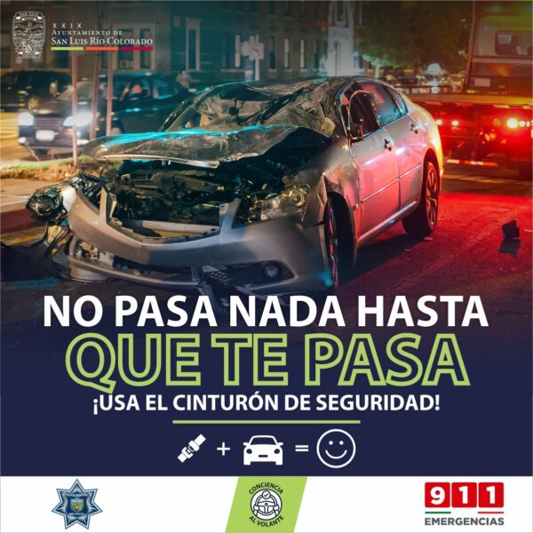 Recuerdan uso obligatorio del cinturón de seguridad - La Primera Noticias