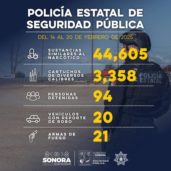 Gobierno de Sonora logró 94 detenciones de generadores de violencia en una semana - La Primera ...